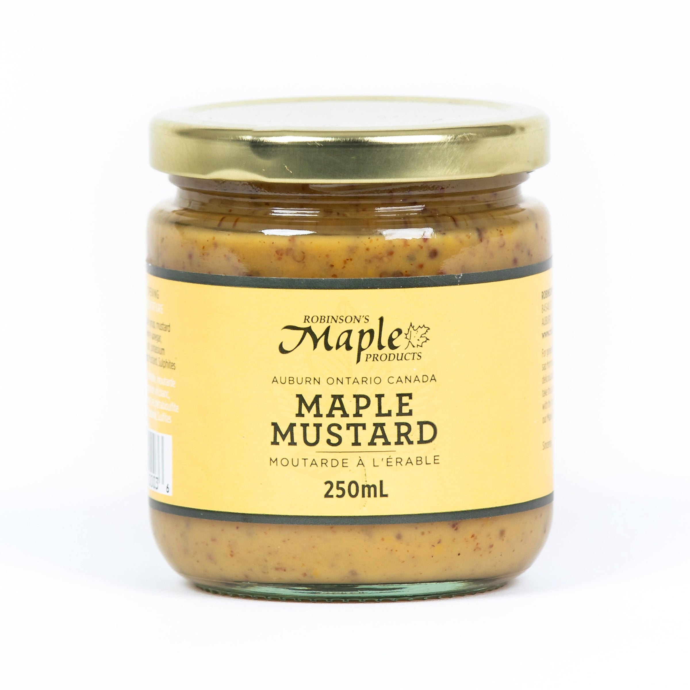 250 mL Maple Mustard – Robinsons Maple Products