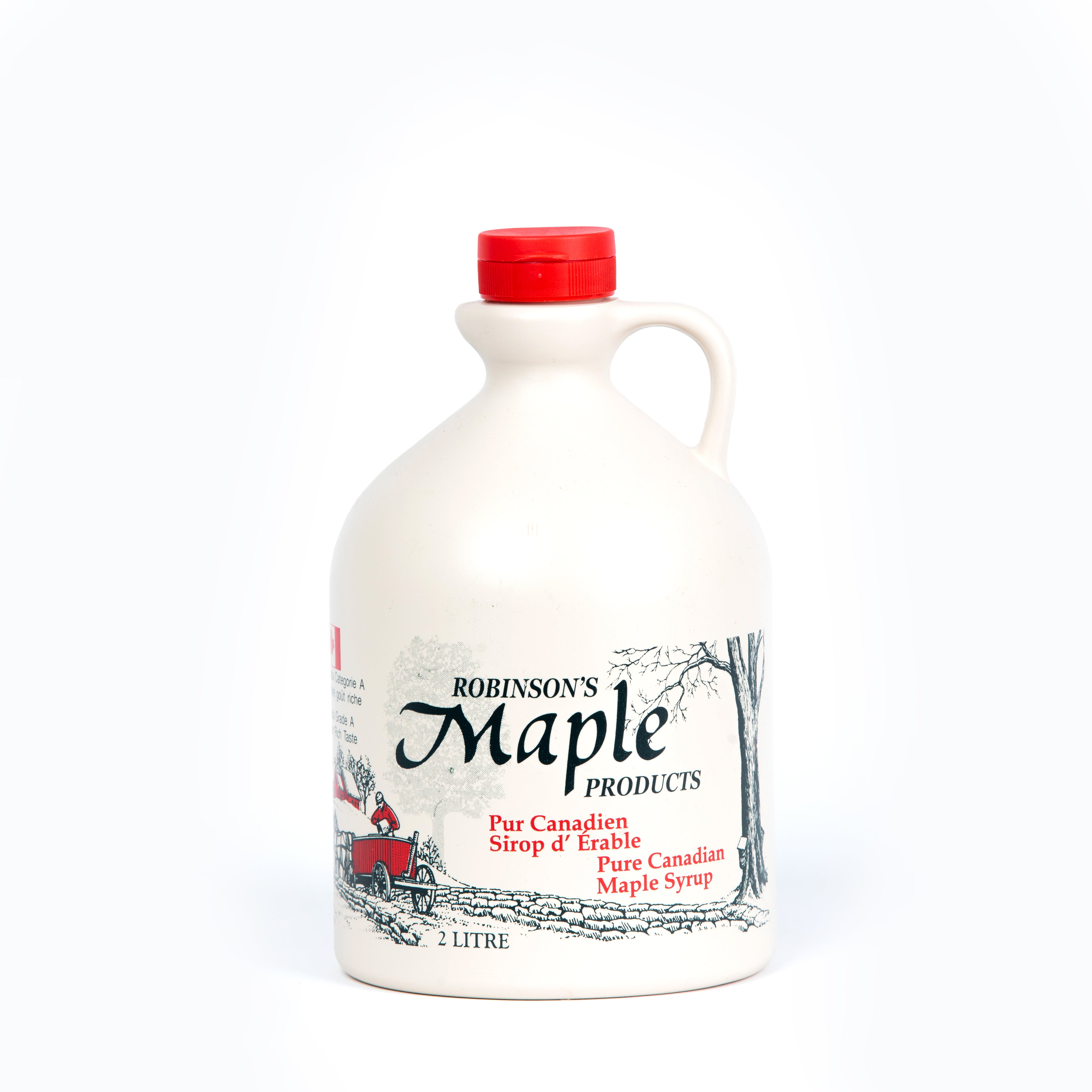 2 Litre Plastic Maple Syrup – Robinsons Maple Products